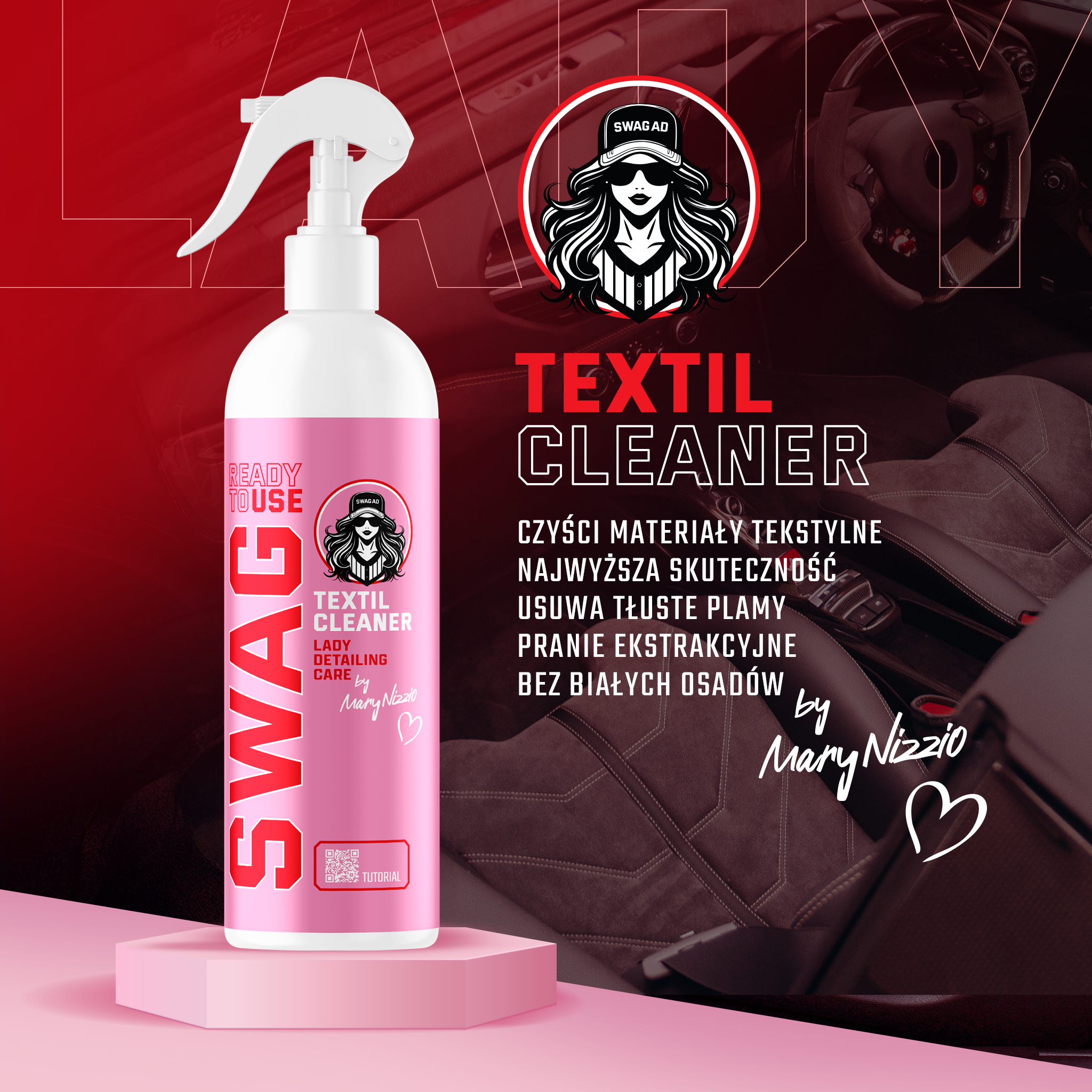 Swag LADY TEXTIL CLEANER RTU / 500ml | gotowy do użycia | Czyste ...