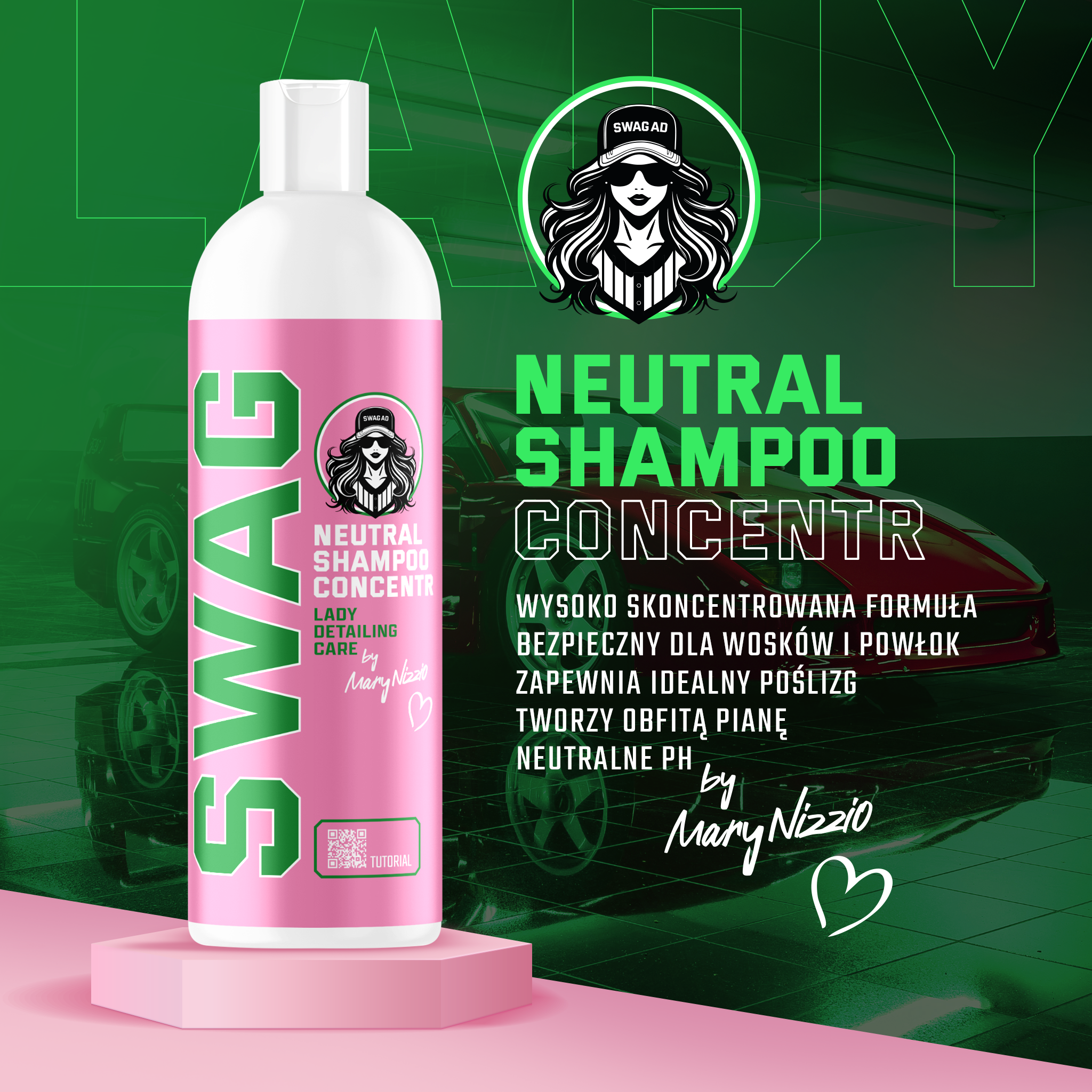 Swag LADY NEUTRAL SHAMPOO CONCENTR | NOWA FORMUŁA / 500ml | Bezpieczny ...